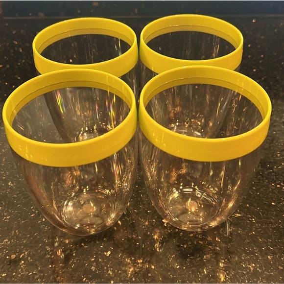 Tupperware | Kitchen | Tupperware New Chic Dining Stemless Wine Glasses ...